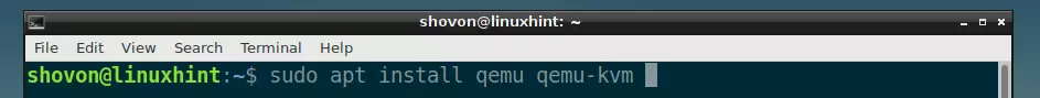 QEMU installeren en gebruiken op Debian 9 11879_4