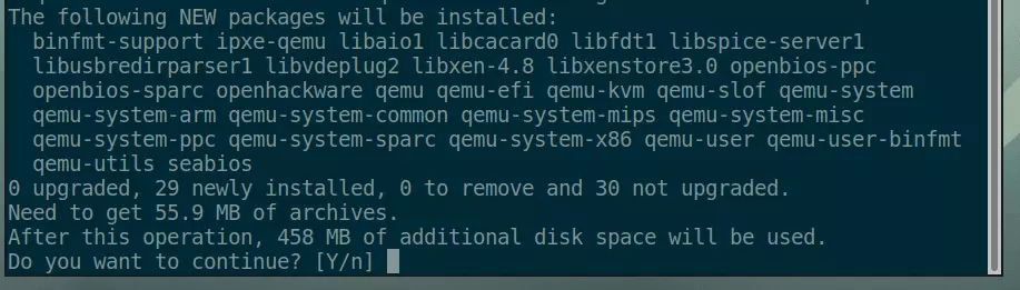 Kiel Instali kaj Uzi QEMU sur Debian 9 11879_5