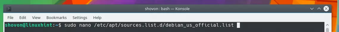 Cara Menambah Repositori Pakej ke Debian 11885_12