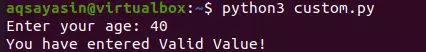 Python Loo kohandatud erandeid 11902_12