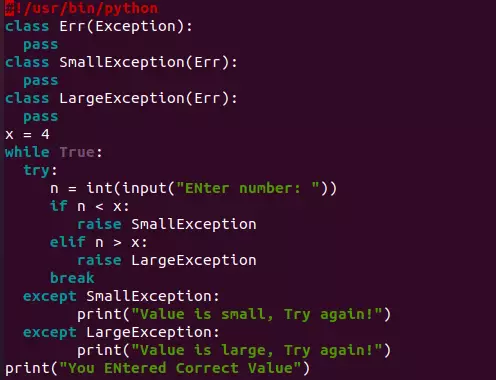 Python Skep pasgemaakte uitsonderings 11902_9