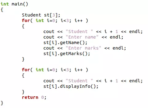 Array sa mga butang sa C++ 11907_4