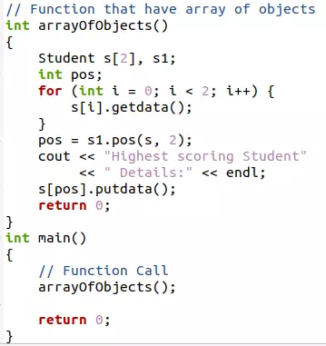 Array sa mga butang sa C++ 11907_8