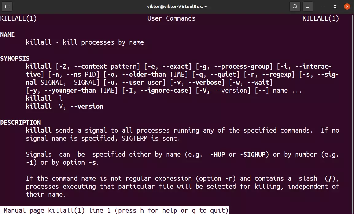 Linux Kill Process eftir PID 1190_10