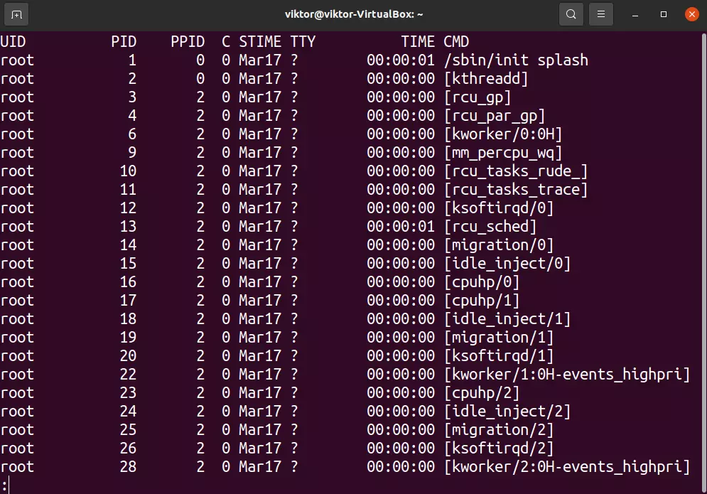 Процес на спиране на Linux чрез PID 1190_2