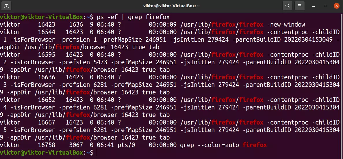 Процес на спиране на Linux чрез PID 1190_3