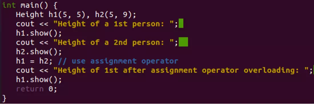 Uzdevuma operatora pārslodze programmā C++ 11911_7