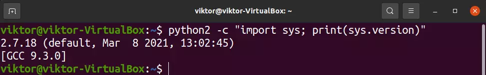 Ulike måter å sjekke Python-versjonen 1191_8