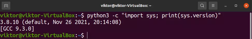 Ulike måter å sjekke Python-versjonen 1191_9