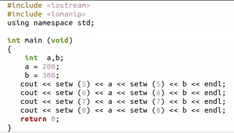 Setw Field Width C ++ 11922_5