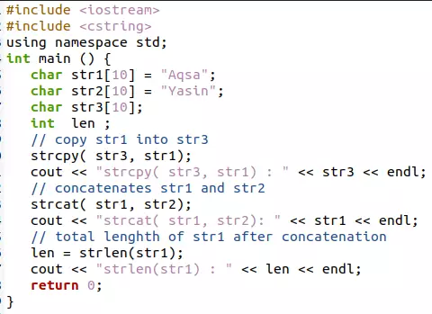 C++ मध्ये C स्टाईल स्ट्रिंग वापरणे 11924_5