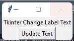Tkinter Change Label Text 11954_4