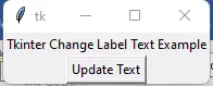 Tkinter Change Label Text 11954_5