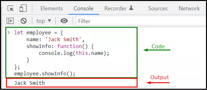 JavaScript bind() طریقہ 11974_1