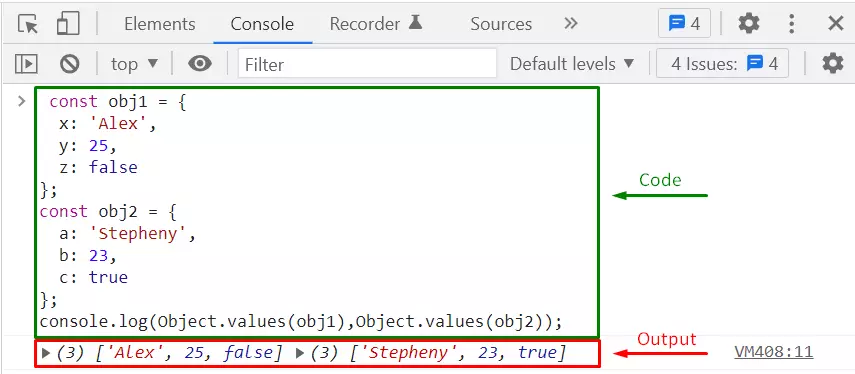 Kako dostopati do vrednosti objekta v JavaScriptu 11981_2