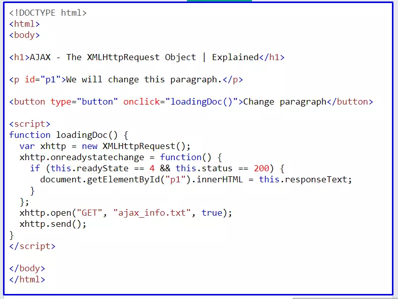 AJAX – XMLHttpRequest-objektet | Förklarat 11989_1