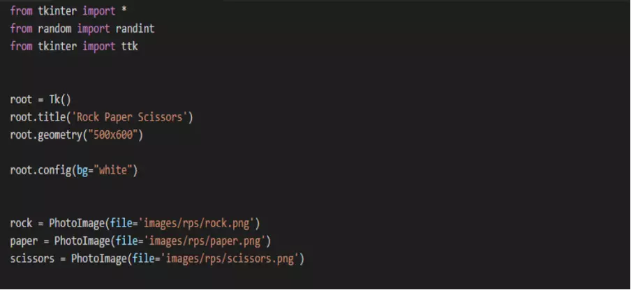 Python میں GUI کا استعمال کرتے ہوئے راک پیپر کینچی گیم 11995_1