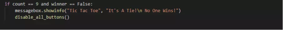 Python मध्ये Gui वापरून Tic Tac Toe 11998_9