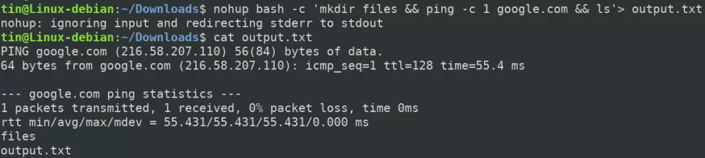 Sådan bruger du Nohup i Linux 12002_2