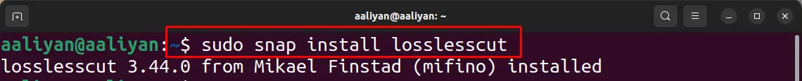 Otu esi etinye LosslessCut na Ubuntu 22.04 12019_9