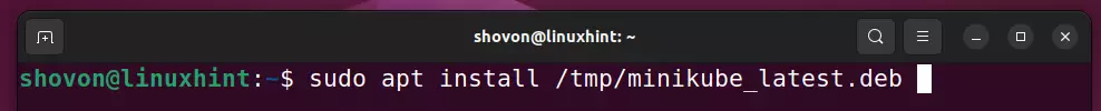 Gosod Minikube ar Ubuntu 22.04 LTS 1201_43