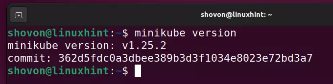 Nruab Minikube ntawm Ubuntu 22.04 LTS 1201_48