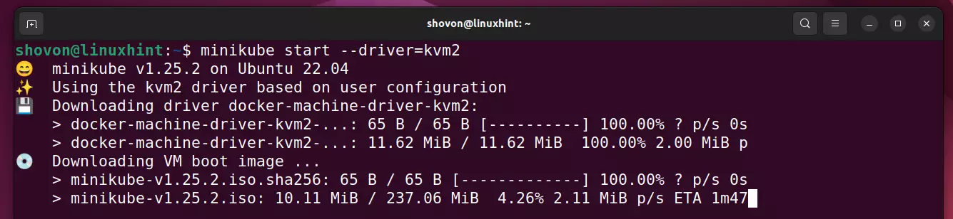 Nruab Minikube ntawm Ubuntu 22.04 LTS 1201_55