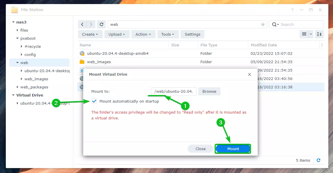 Cum se configurează Synology NAS la PXE Boot Linux Imagini de instalare cu iPXE (versiunile BIOS și UEFI) 1203_110