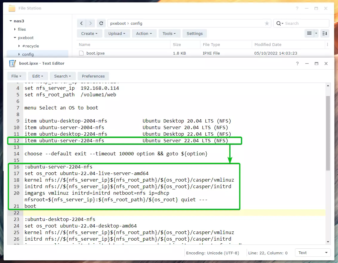 Cum se configurează Synology NAS la PXE Boot Linux Imagini de instalare cu iPXE (versiunile BIOS și UEFI) 1203_136