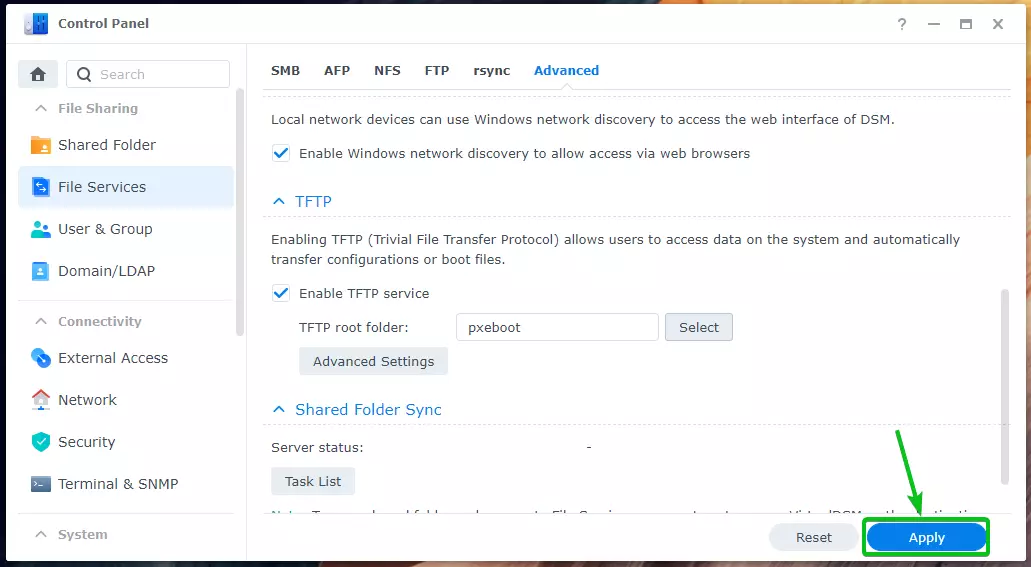 Faʻafefea ona faʻapipiʻi le Synology NAS i le PXE Boot Linux Faʻatonu Ata Faʻatasi ma le iPXE (BIOS ma UEFI versions) 1203_18