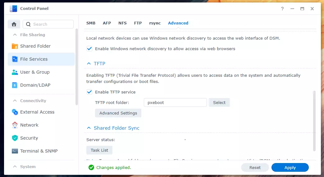 Cum se configurează Synology NAS la PXE Boot Linux Imagini de instalare cu iPXE (versiunile BIOS și UEFI) 1203_19