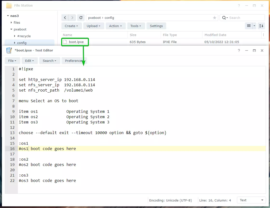 Cum se configurează Synology NAS la PXE Boot Linux Imagini de instalare cu iPXE (versiunile BIOS și UEFI) 1203_86