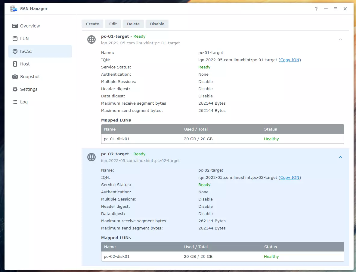 Yadda ake Sanya Synology NAS don Buga Diskless Ubuntu 22.04 LTS ta iSCSI da iPXE 1205_20