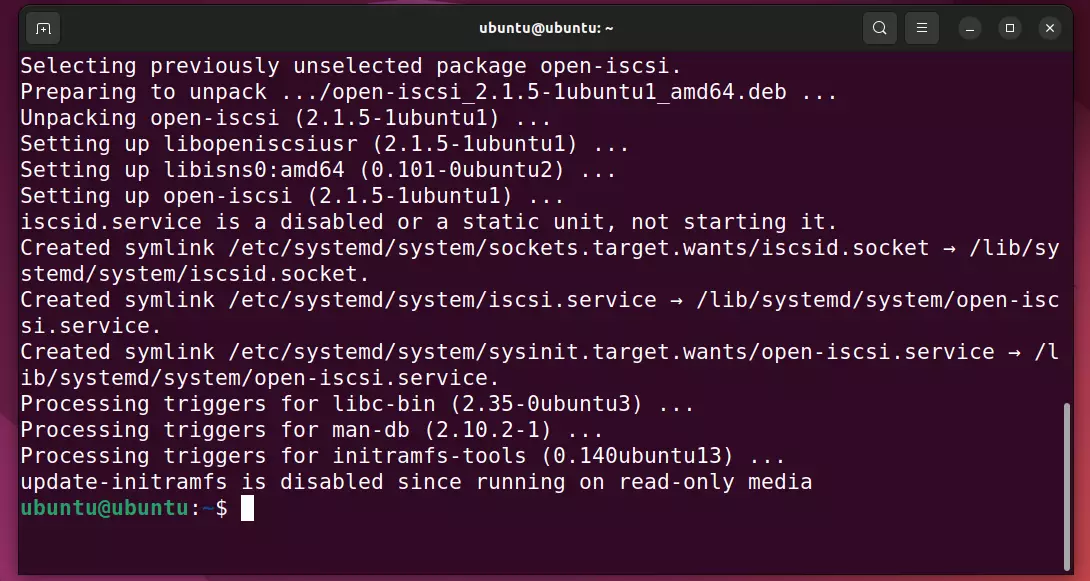 iSCSI மற்றும் iPXE வழியாக Ubuntu 22.04 LTS ஐ வட்டு இல்லாத துவக்கத்திற்கான Synology NAS ஐ எவ்வாறு கட்டமைப்பது 1205_31