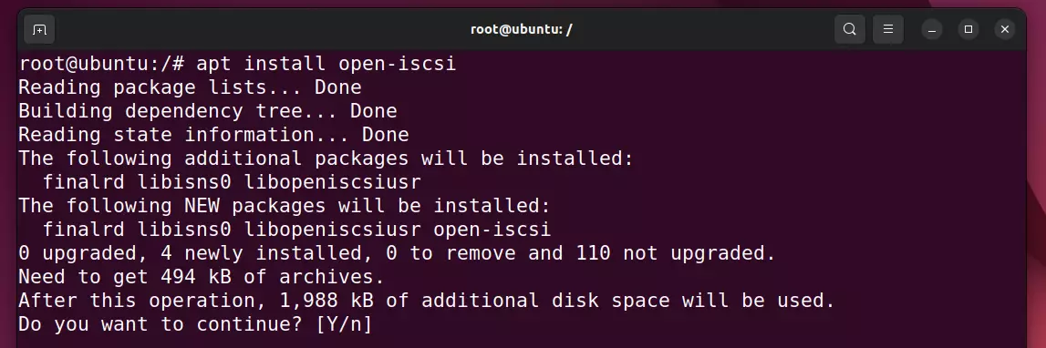 Si të konfiguroni Synology NAS për nisjen pa disk Ubuntu 22.04 LTS përmes iSCSI dhe iPXE 1205_62