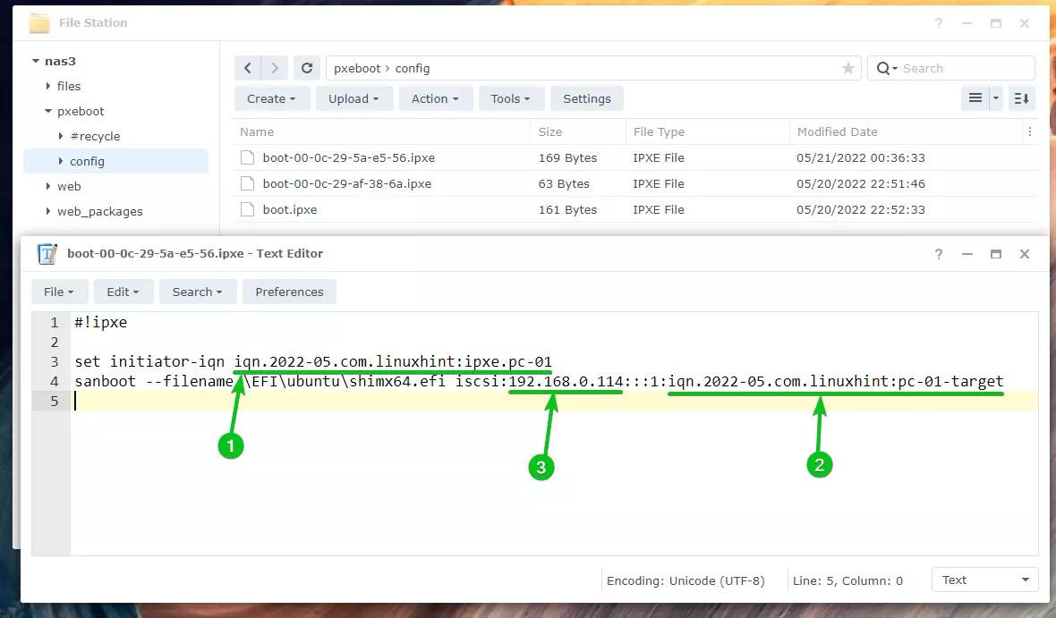 Чӣ тавр танзим кардани Synology NAS барои боркунии бе диск Ubuntu 22.04 LTS тавассути iSCSI ва iPXE 1205_73