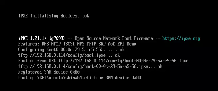 Kaip sukonfigūruoti „Synology NAS“, kad būtų galima paleisti „Ubuntu 22.04 LTS“ be disko naudojant „iSCSI“ ir „iPXE“ 1205_75