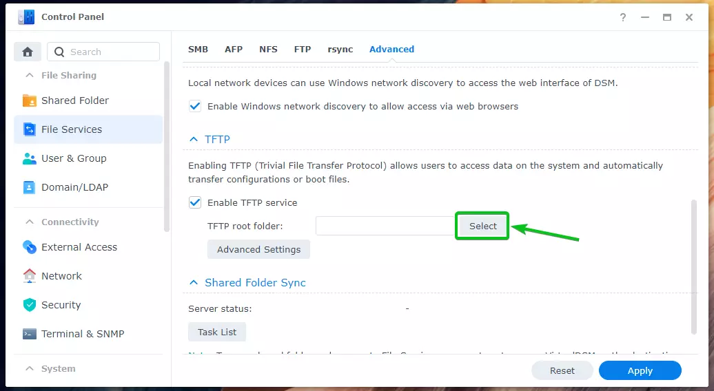 Com configurar el Synology NAS a la instal·lació de Linux d'arrencada PXE 1206_12