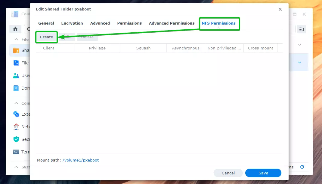 Com configurar el Synology NAS a la instal·lació de Linux d'arrencada PXE 1206_7