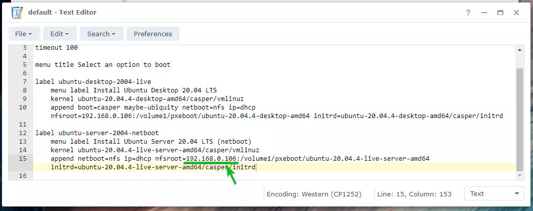 Com configurar el Synology NAS a la instal·lació de Linux d'arrencada PXE 1206_79