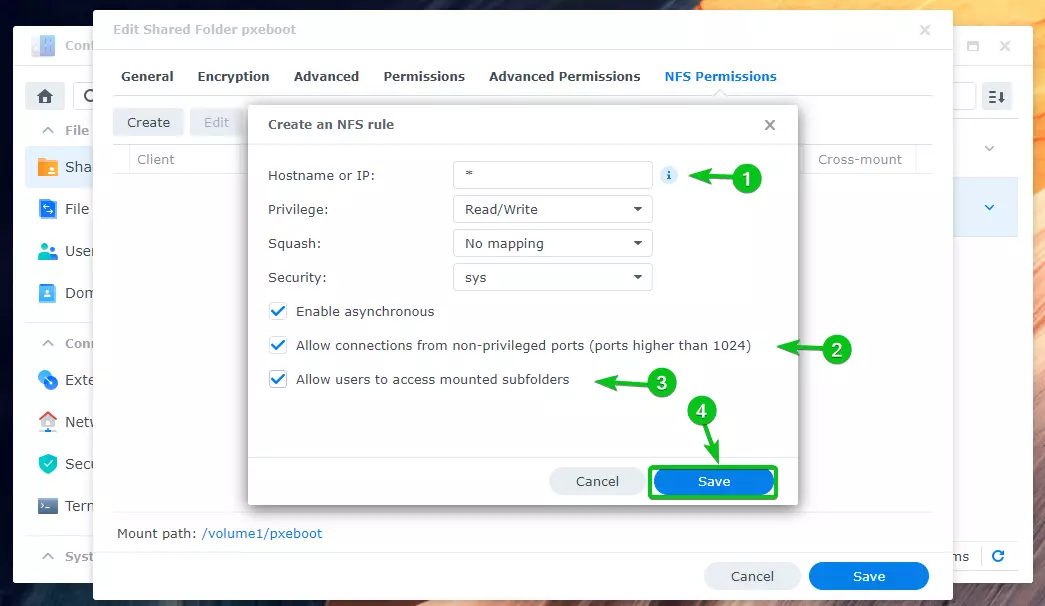 Com configurar el Synology NAS a la instal·lació de Linux d'arrencada PXE 1206_8