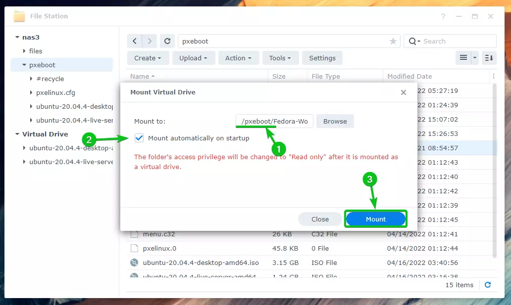 Com configurar el Synology NAS a la instal·lació de Linux d'arrencada PXE 1206_89