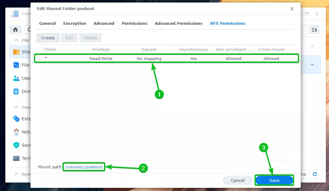 Com configurar el Synology NAS a la instal·lació de Linux d'arrencada PXE 1206_9