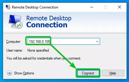 Убунту өстәлендә 22.04 LTS ерак эш өстәлен ничек эшләтеп җибәрергә һәм Windows Remote Desktop Connection кушымтасыннан ничек керергә? 1207_28