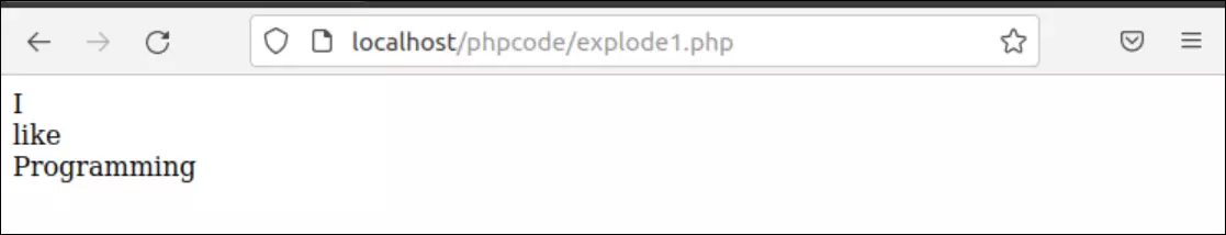 Tutorial de explosão de PHP