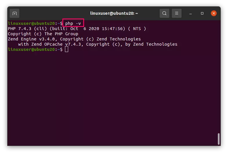 Instal PHP terbaru di Ubuntu 20.04 12086_3