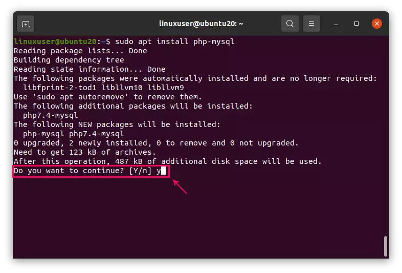 Pasang PHP panganyarna dina Ubuntu 20.04 12086_8