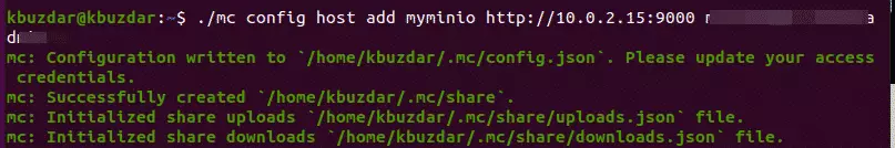 Instalați Minio pe Ubuntu 20.04 12087_10