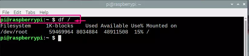 Topkommando foar Raspberry Pi Hardware-ynformaasje 12097_11