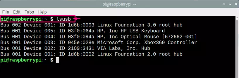 Hlavní příkaz pro informace o hardwaru Raspberry Pi 12097_12